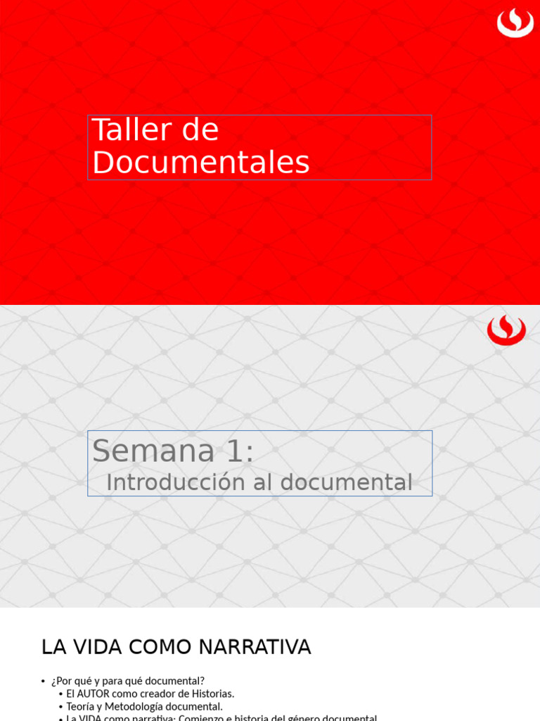 TALLER DOCUMENTALES_UPC_sem | PDF | Documental | Realidad