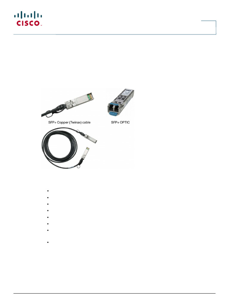 2. CISCO 10G SFP Module | PDF | Networking Standards | Computer Engineering