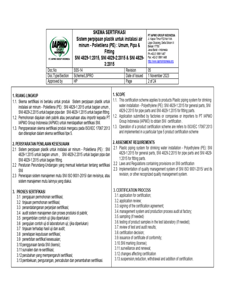 ss5-6-rev05-sni-4829-1-2-3-2012-sistem-perpipaan-plastik-hdpe-umum-pipa-fitting | PDF