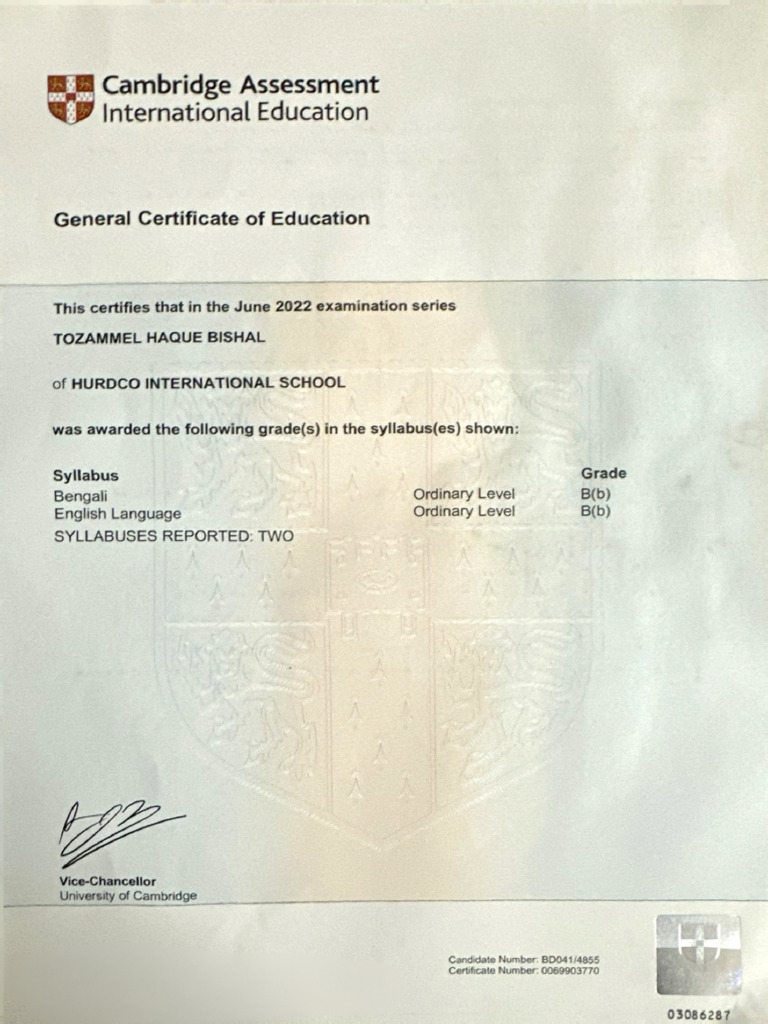 O-Levels Result PDF | PDF