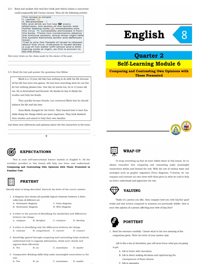 grade 8 quarter 2 module 6 | PDF