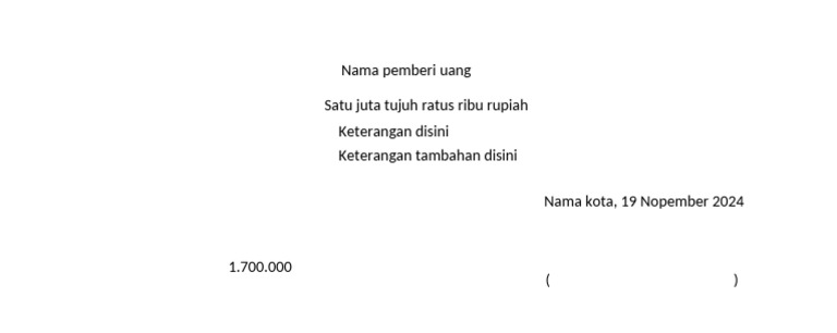 Print Kwitansi Paperline Isi 40 | PDF