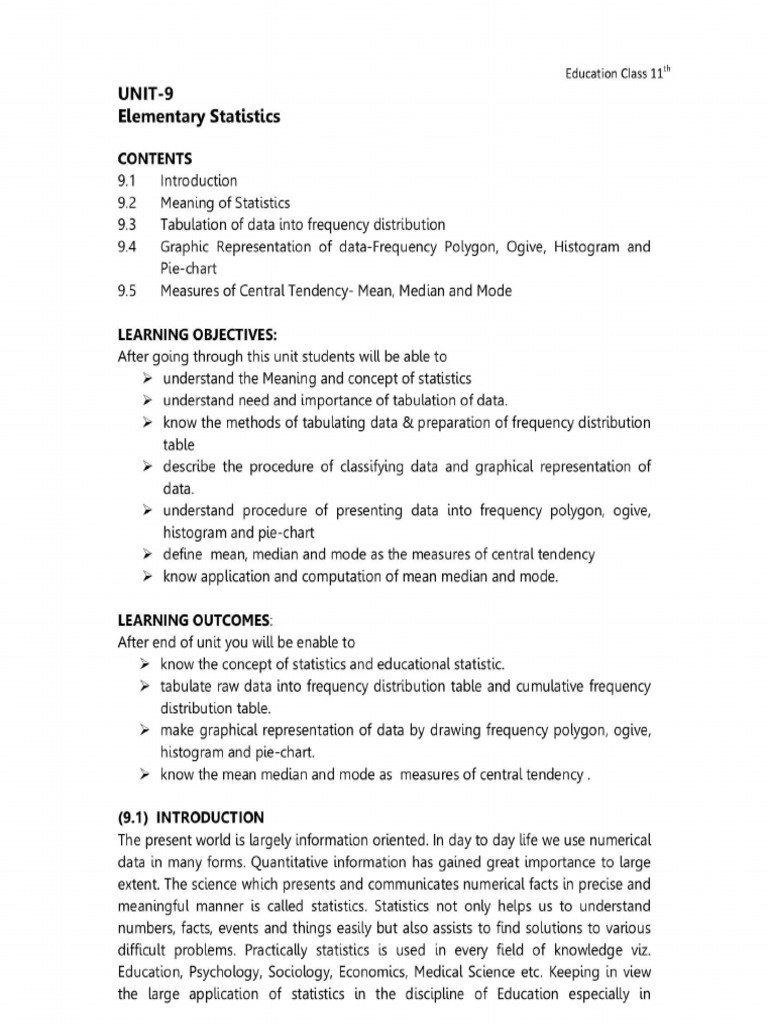 Education Chap.9 Notes Class 11th | PDF