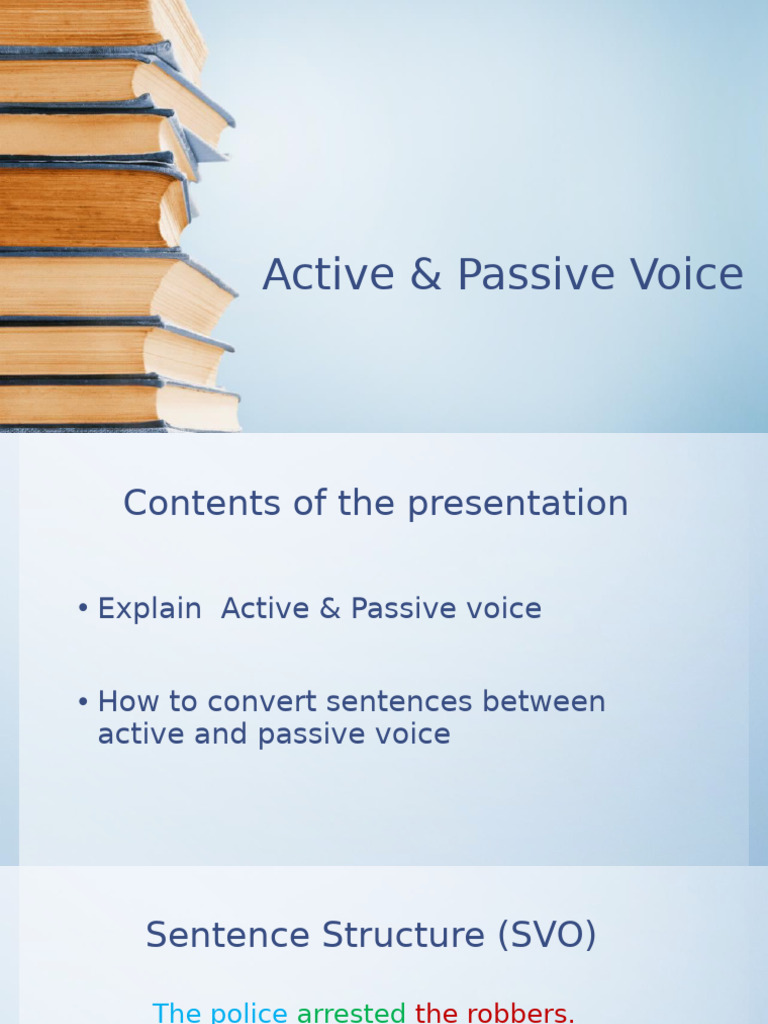8 - ENGLISH - LS - Q4W1Active - and - Passive - Voice. | PDF | Verb ...