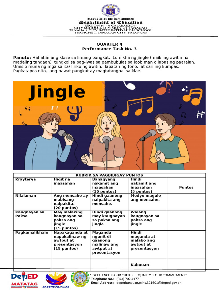 Q4 EsP Performance Task | PDF