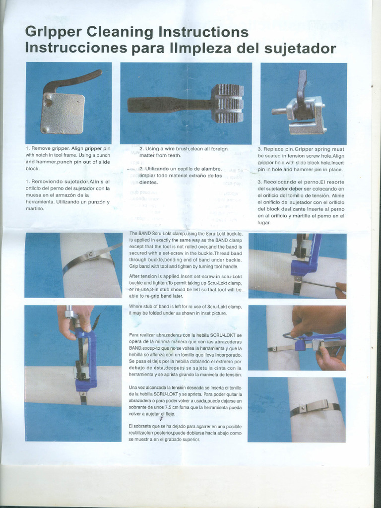 Manual Grlpper Cleaning Instructions | PDF