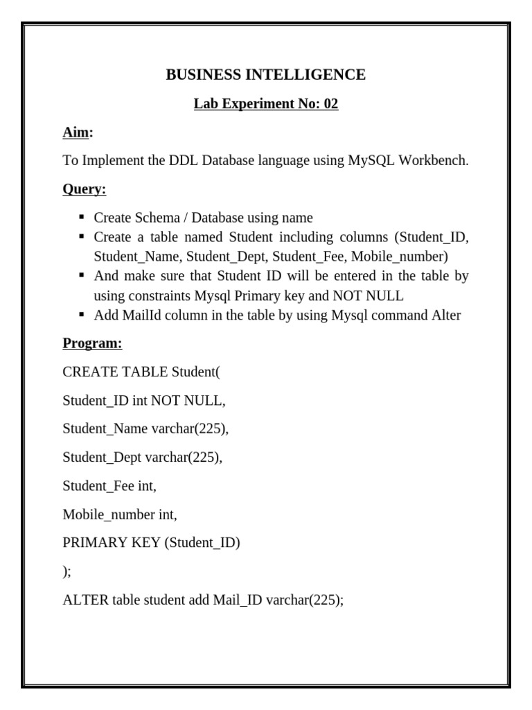 Lab Experiment 2 | PDF