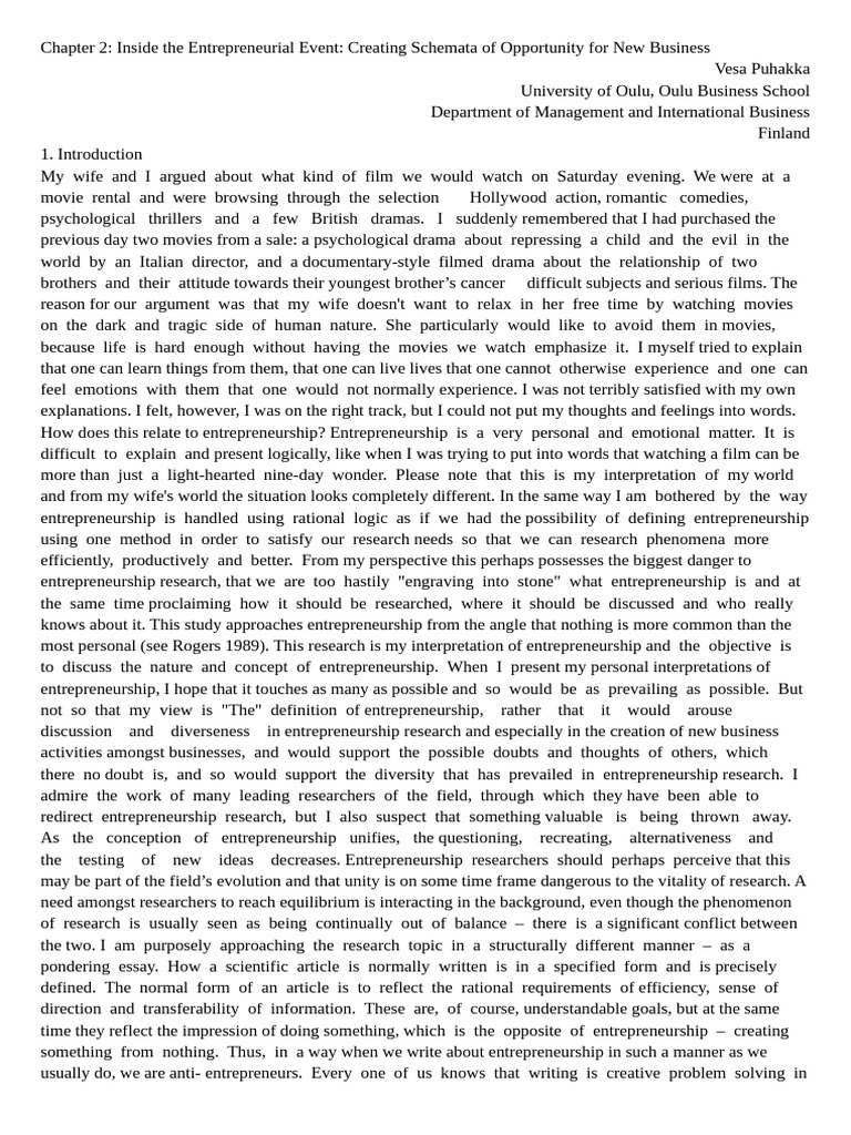 Chapter 2 | PDF | Entrepreneurship | Creativity