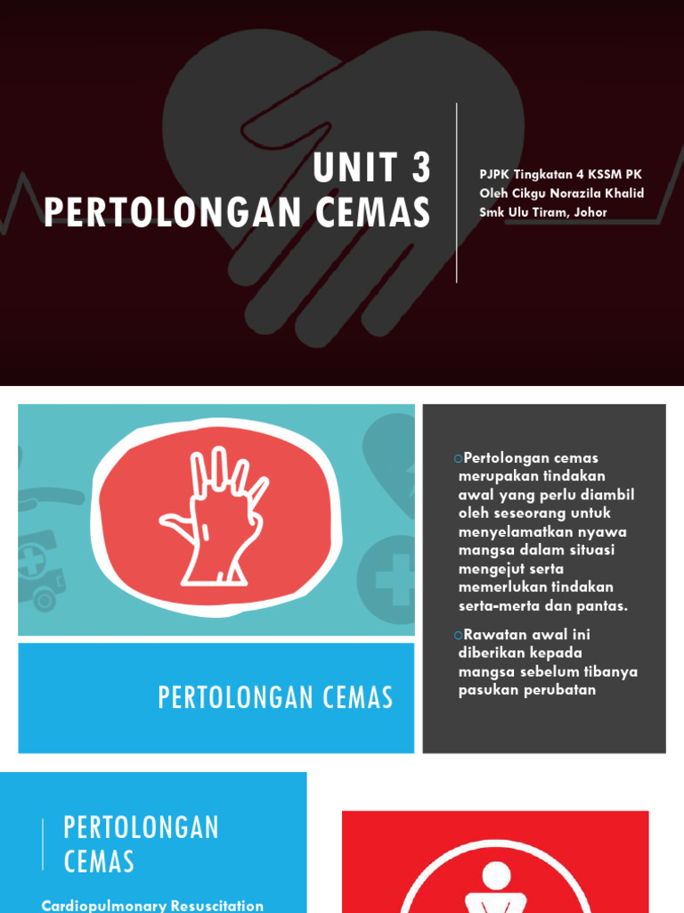 PJPK T4 KSSM Unit 3 Pertolongan Cemas | PDF