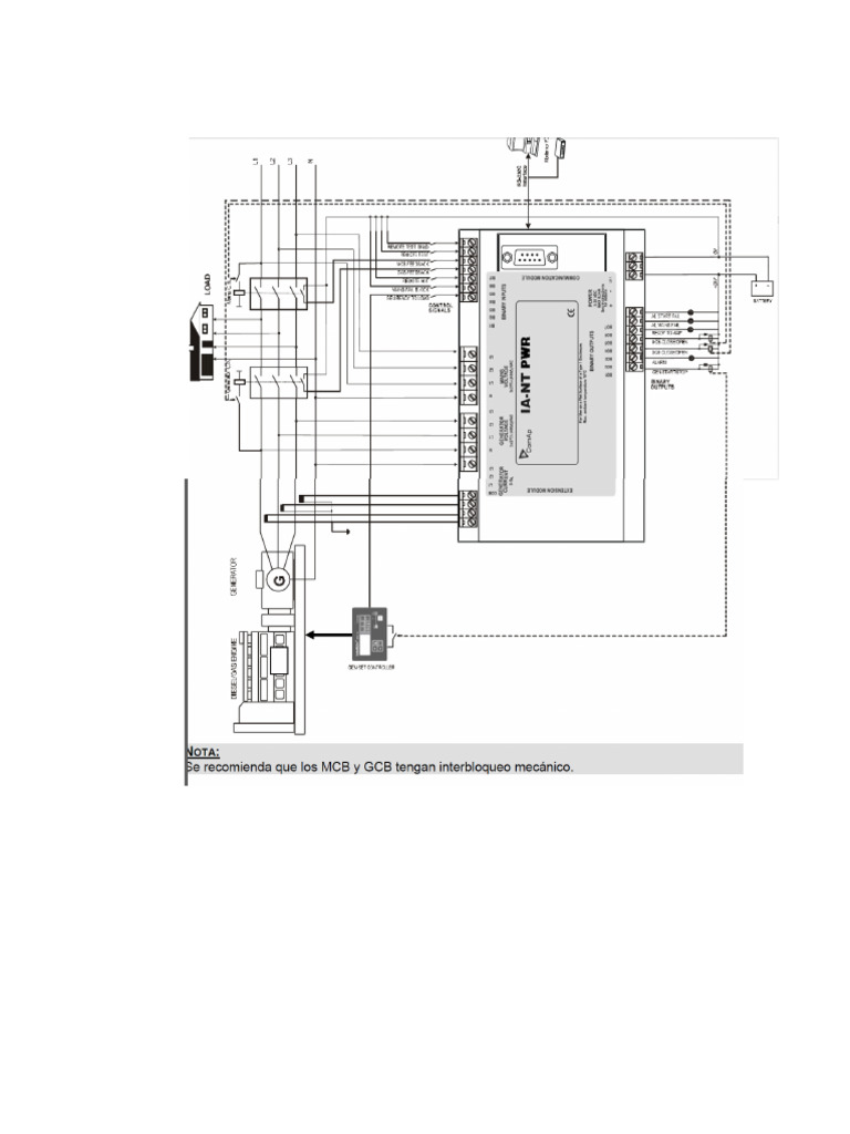 Diagrama Conexión - InteliATS | PDF