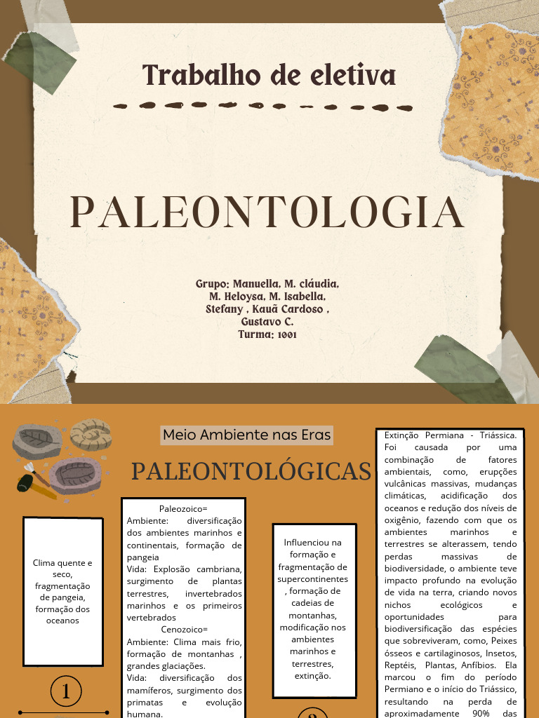 Brown history timeline infographic.pdf | PDF | Extinção | Natureza