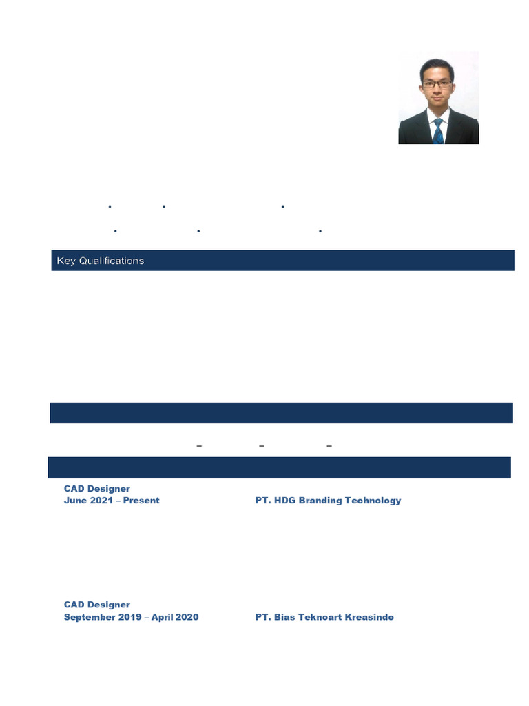 Jeri Wijaya_CV_2023 | PDF | Computer Aided Design