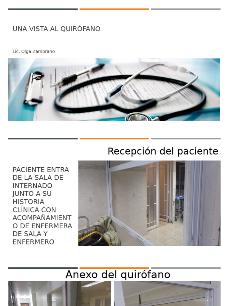 Una vista al quirófano | PDF