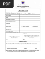Locator Slip Editable | PDF