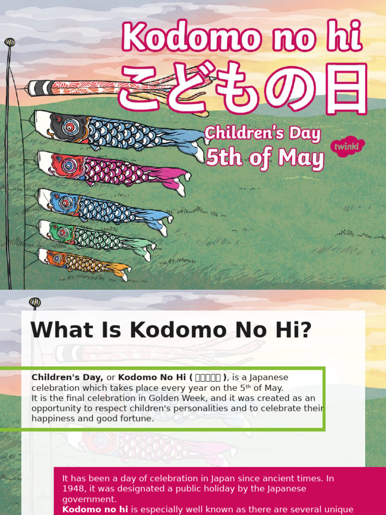 AU-Jp-7-Childrens-DayKodomo-no-hi-PowerPoint-_ver_4 | PDF | Japan