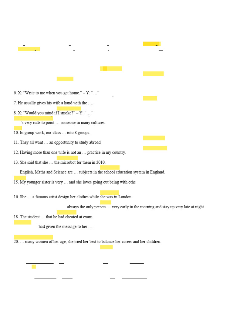 English 12 Midterm Test 2015-2016 | PDF | Communication | Wedding