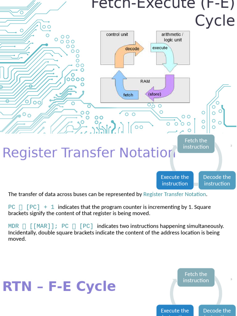 4.1.2 Fetch cycle | PDF | Central Processing Unit | Computer Program 4.1.2 Fetch cycle | PDF | Central Processing Unit | Computer Program