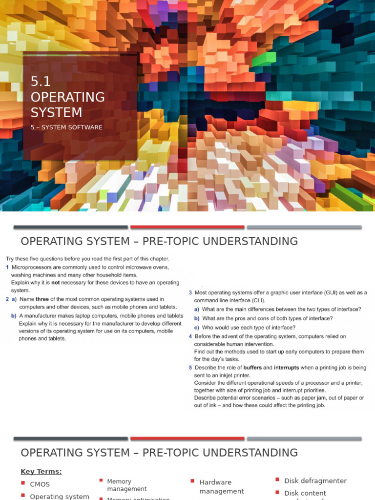 5.1 Operating System 1 | PDF | Operating System | Computer Virus