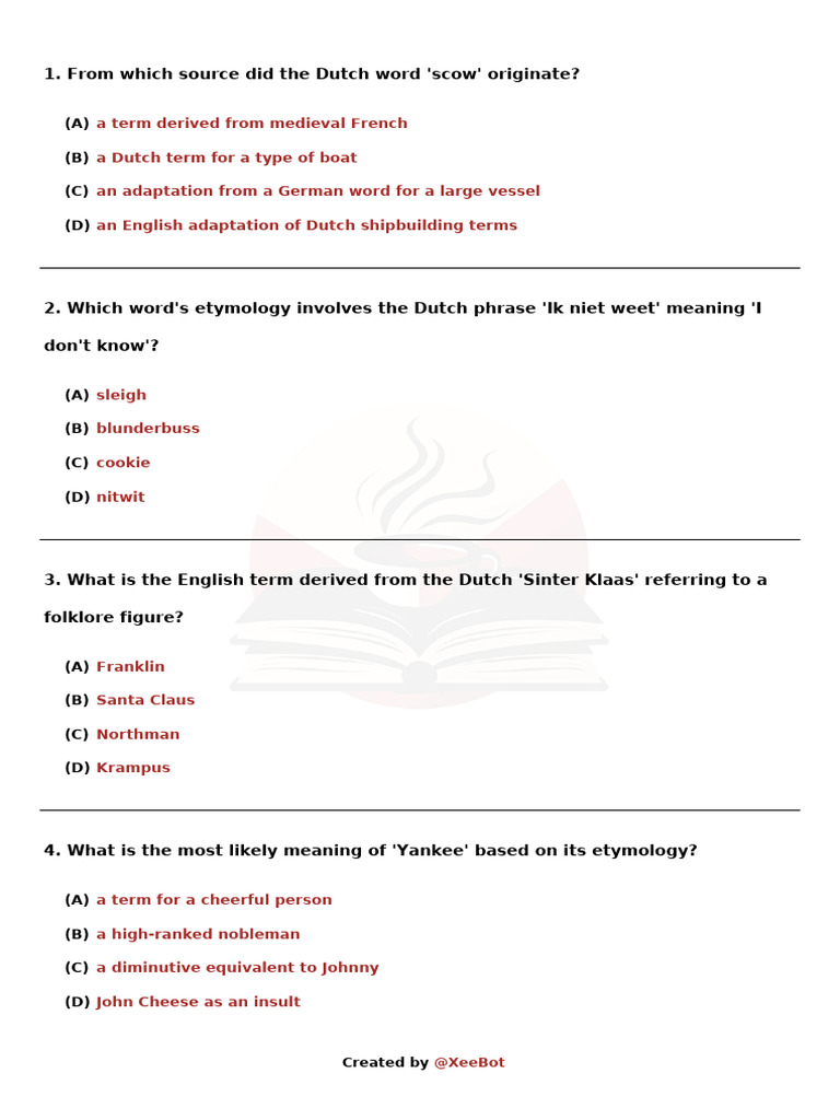 chapter 5 question | PDF | Acronym | English Language