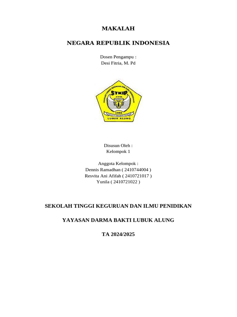 Makalah PKN 1 FIX | PDF
