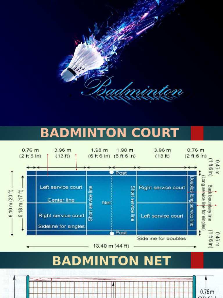 Badminton Court and Equipment Guide | PDF