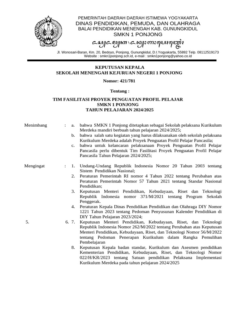 SK Tim P5 2023-2024 | PDF