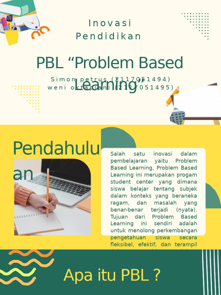 Inovasi Pendidikan: PBL "Problem Based Learning" | PDF