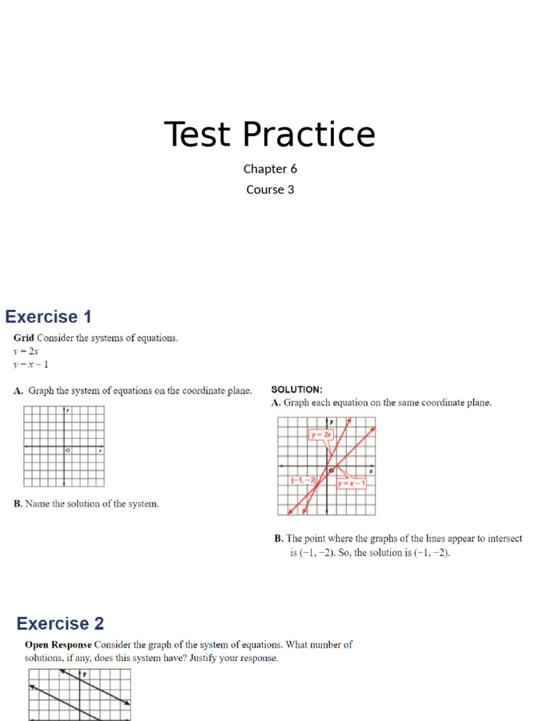 Test Review Practice Chapter 6 Answers | PDF