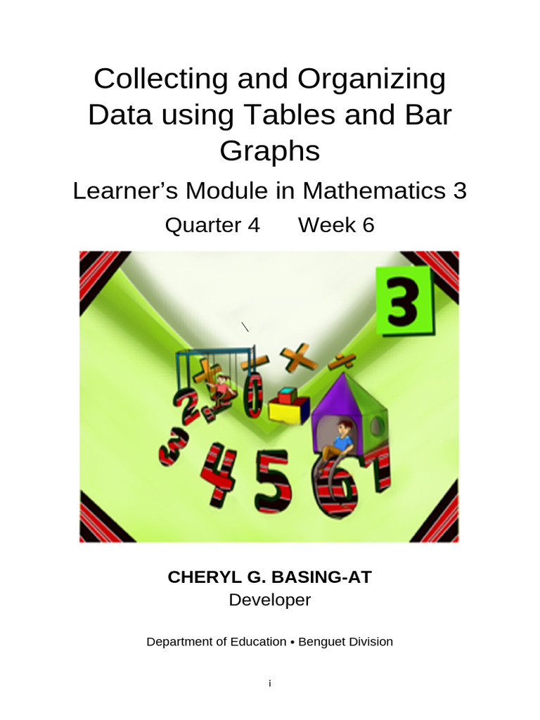 Math-3_Q4_wk6_Organizing-and-Collecting-data-using-tables-and-bar-graphs | PDF | Pet