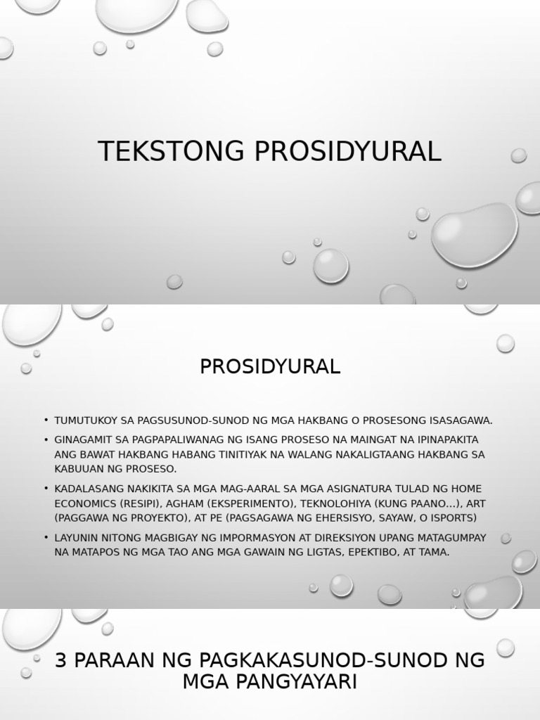 Tekstong Prosidyural | PDF