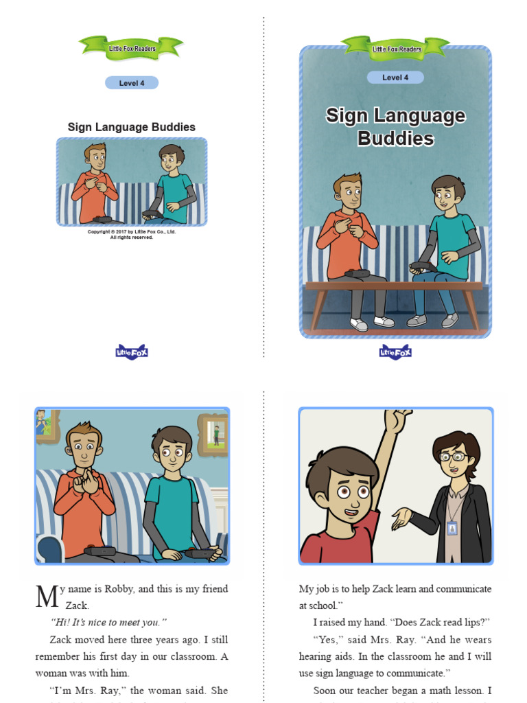 Family & Friends 1. Sign Language Buddies | PDF | Sign Language | Human ...