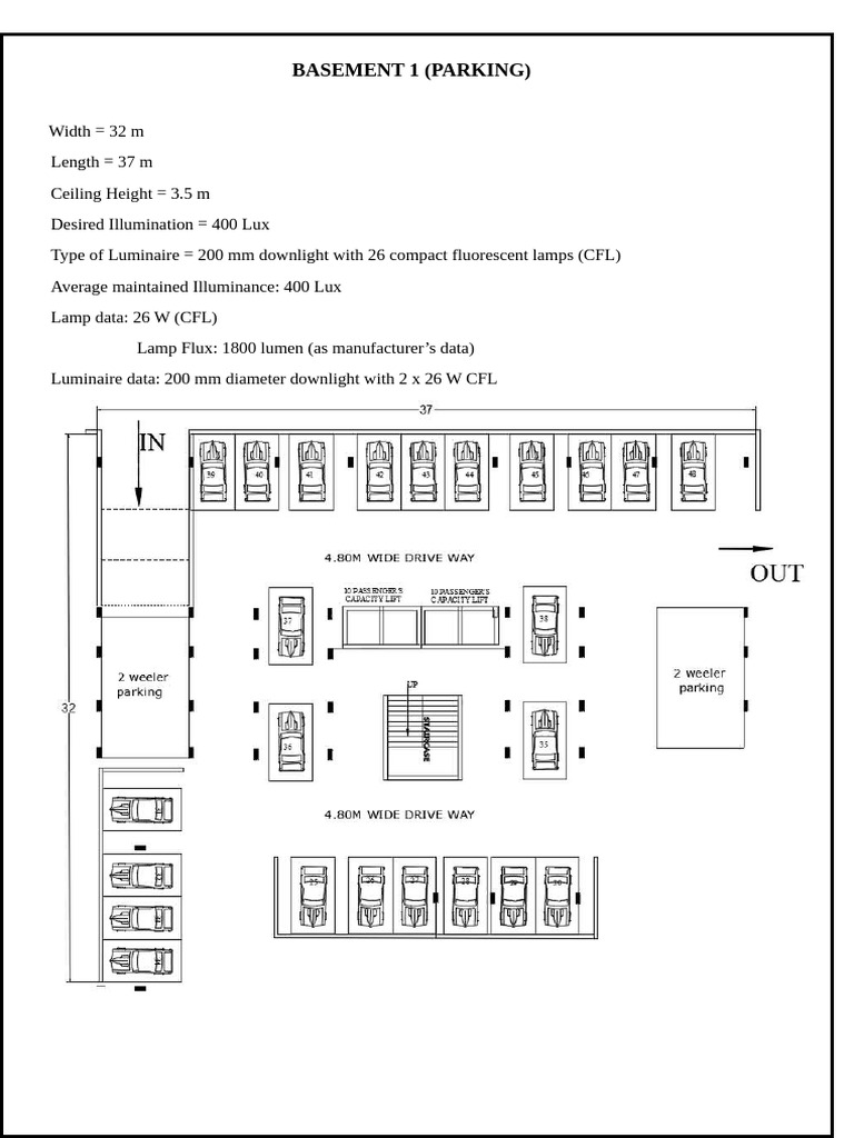 Illumination Calculation | PDF | Compact Fluorescent Lamp | Lighting