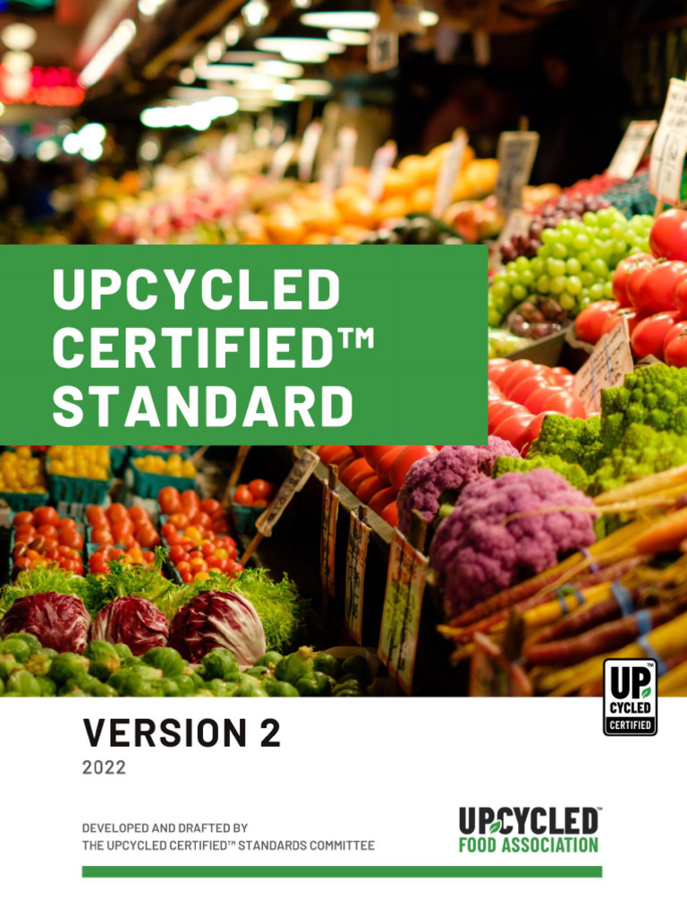 Upcycled+Certified+Standard V2 | PDF | Sustainability | Audit