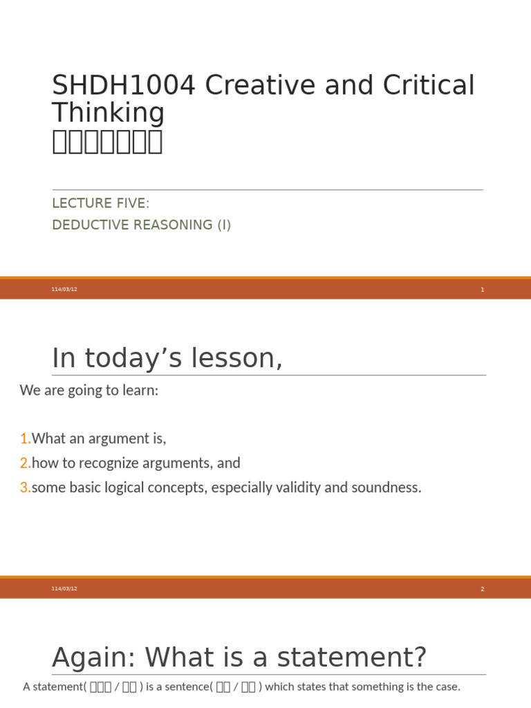Understanding Deductive Reasoning | PDF | Argument | Logical Consequence
