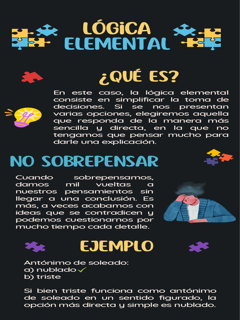 Lógica elemental_Infografía | PDF