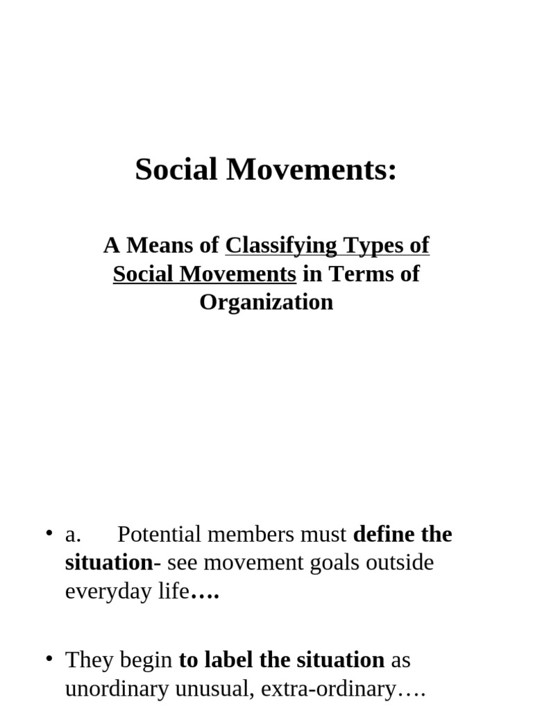 Types and Dynamics of Social Movements | PDF | Charisma | Social Movements