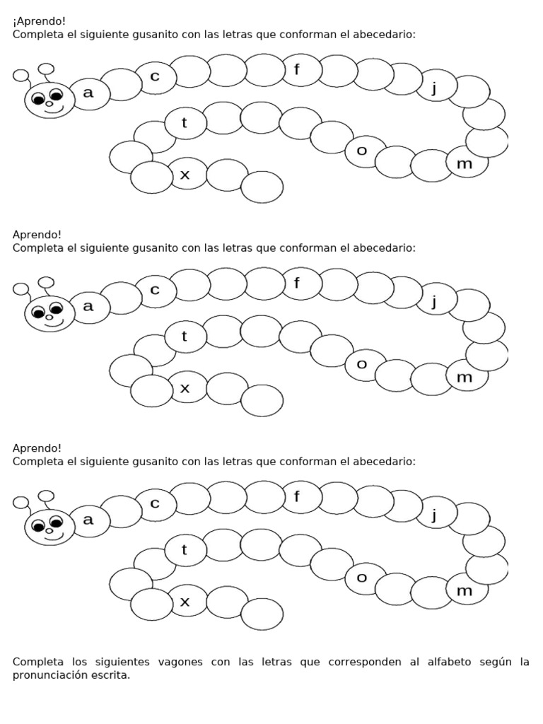 El Orden Alfabetico para Segundo de Primaria | PDF | Alfabeto ...