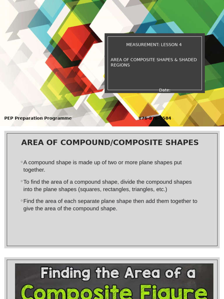 Compound vs Composite Shapes Explained | PDF
