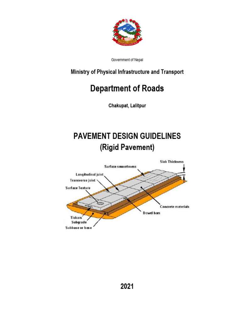 Rigid Pavement Design Guidelines 2021 | PDF | Strength Of Materials ...