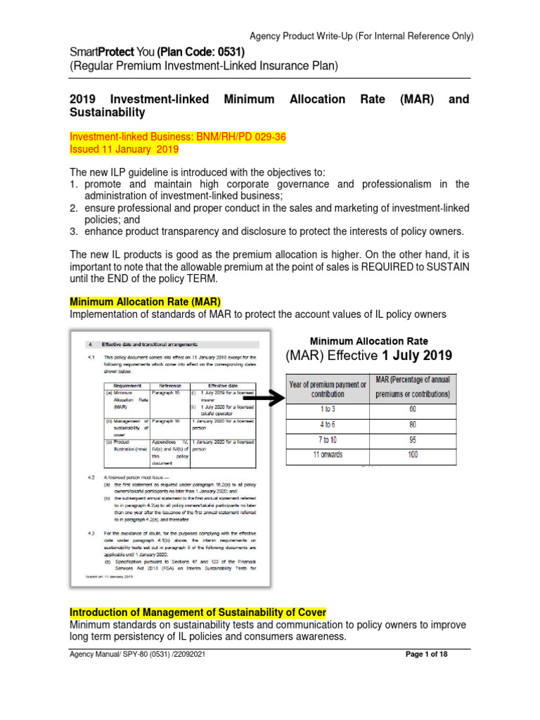 PWU SmartProtect You SPY80 0531 | PDF | Insurance | Valuation (Finance)