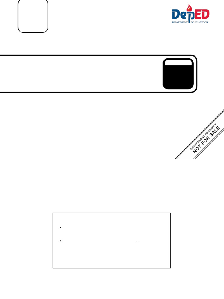 Q4 LE TLE 7 Lesson 5 Week 5 | PDF | Safety | Personal Protective Equipment