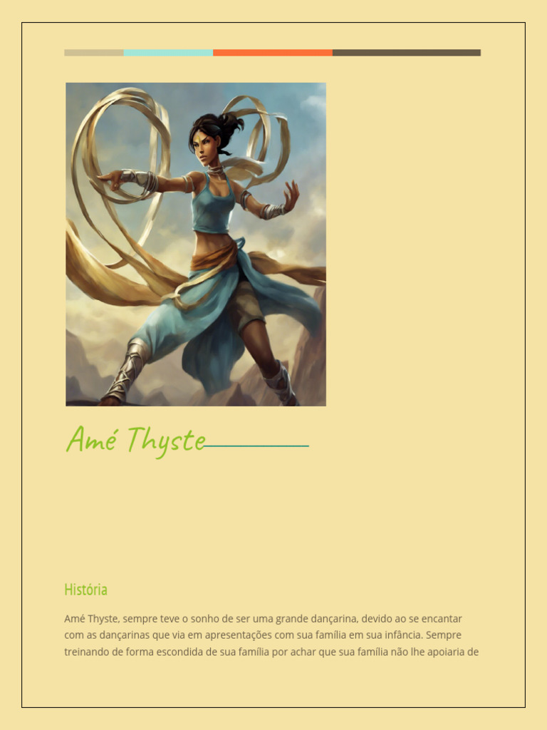 SPOILER - Amé Thyste - Historia RPG | PDF | Família | Morte