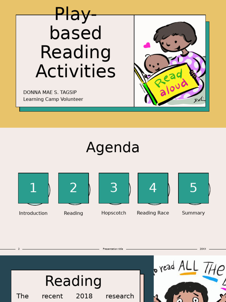 Play Based Reading Activities | PDF