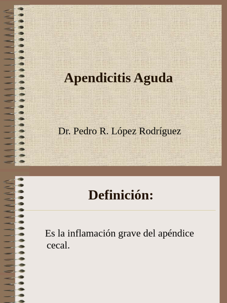 Apendicitis Aguda1 | PDF | El embarazo | Especialidades Medicas