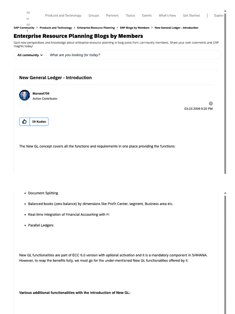New General Ledger - Introduction | PDF