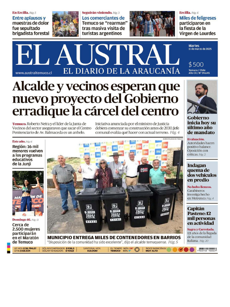El Austral Temuco - 2025!03!11 | PDF