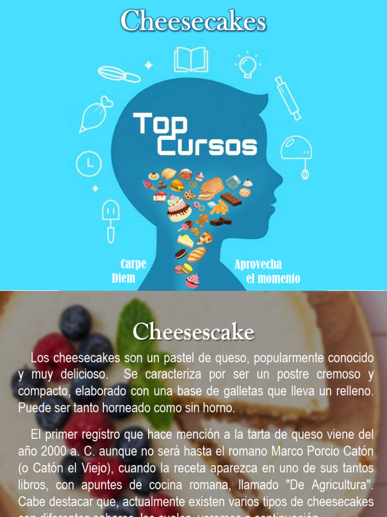 Guia de Cheesecakes-1 | PDF | Tarta de queso | Alimentos