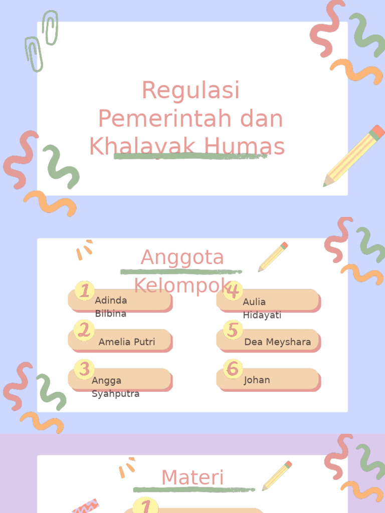 Kel 2 Regulasi Pemerintah Dan Khalayak Humas | PDF