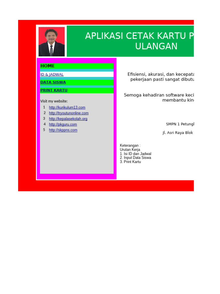 Kartu Peserta Uts Kelas 9 | PDF