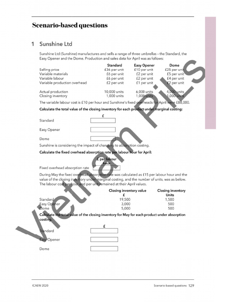 Scenario Based Questions | PDF